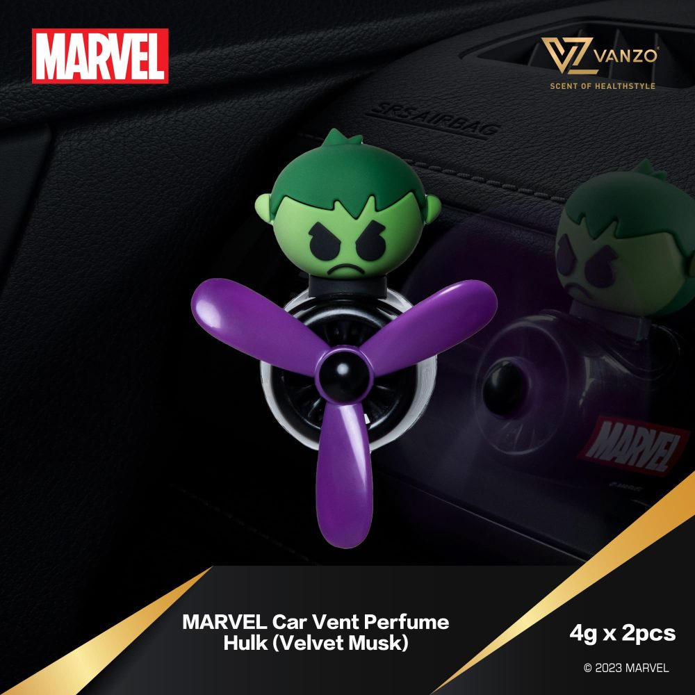 Vanzo Marvel Series Car Vent Perfume - Velvet Musk - Bergamot